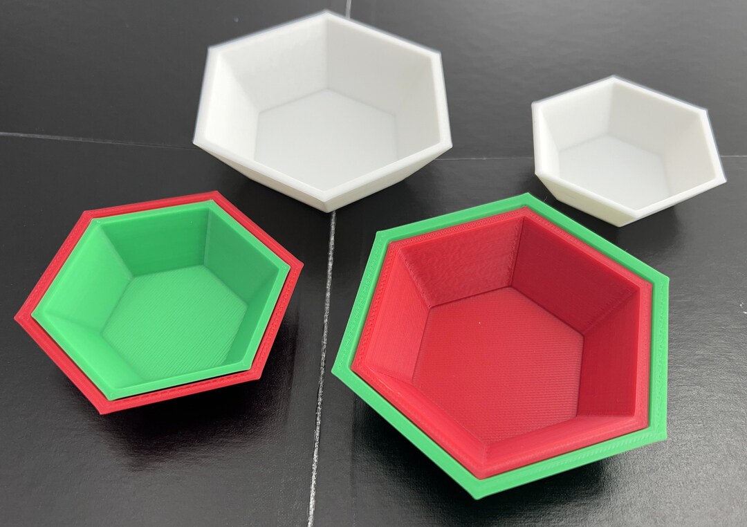 Nesting Game Piece Trays - Tokens, Cubes, Pieces, Etc (4-sizes, Nesting ...