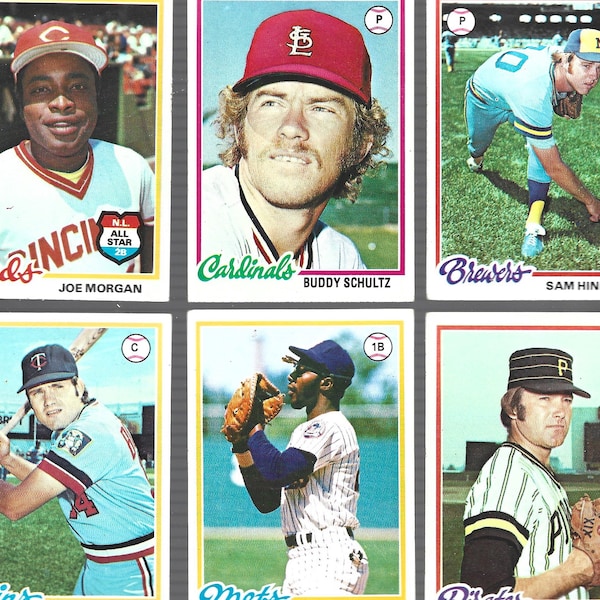 1978 Topps Baseball 1-110 You Pick the Cards Good or Better. - Etsy