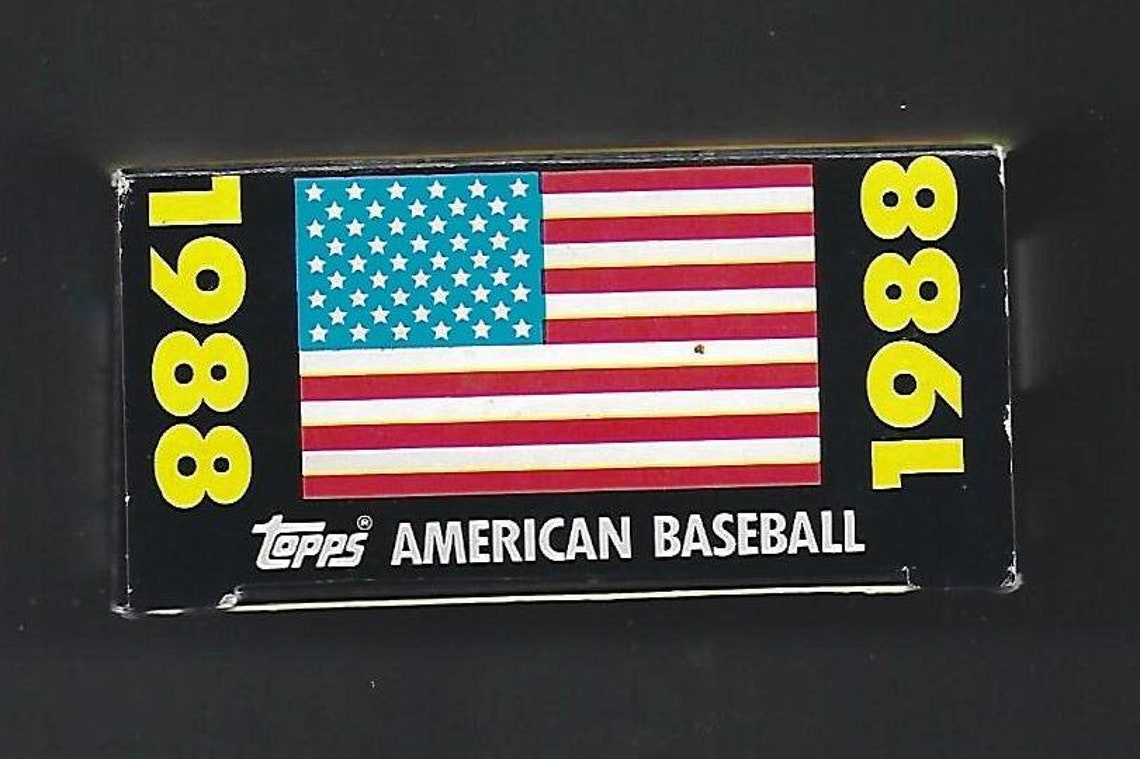 1988 Topps Mini American Baseball Cards 88 Card Set - Etsy
