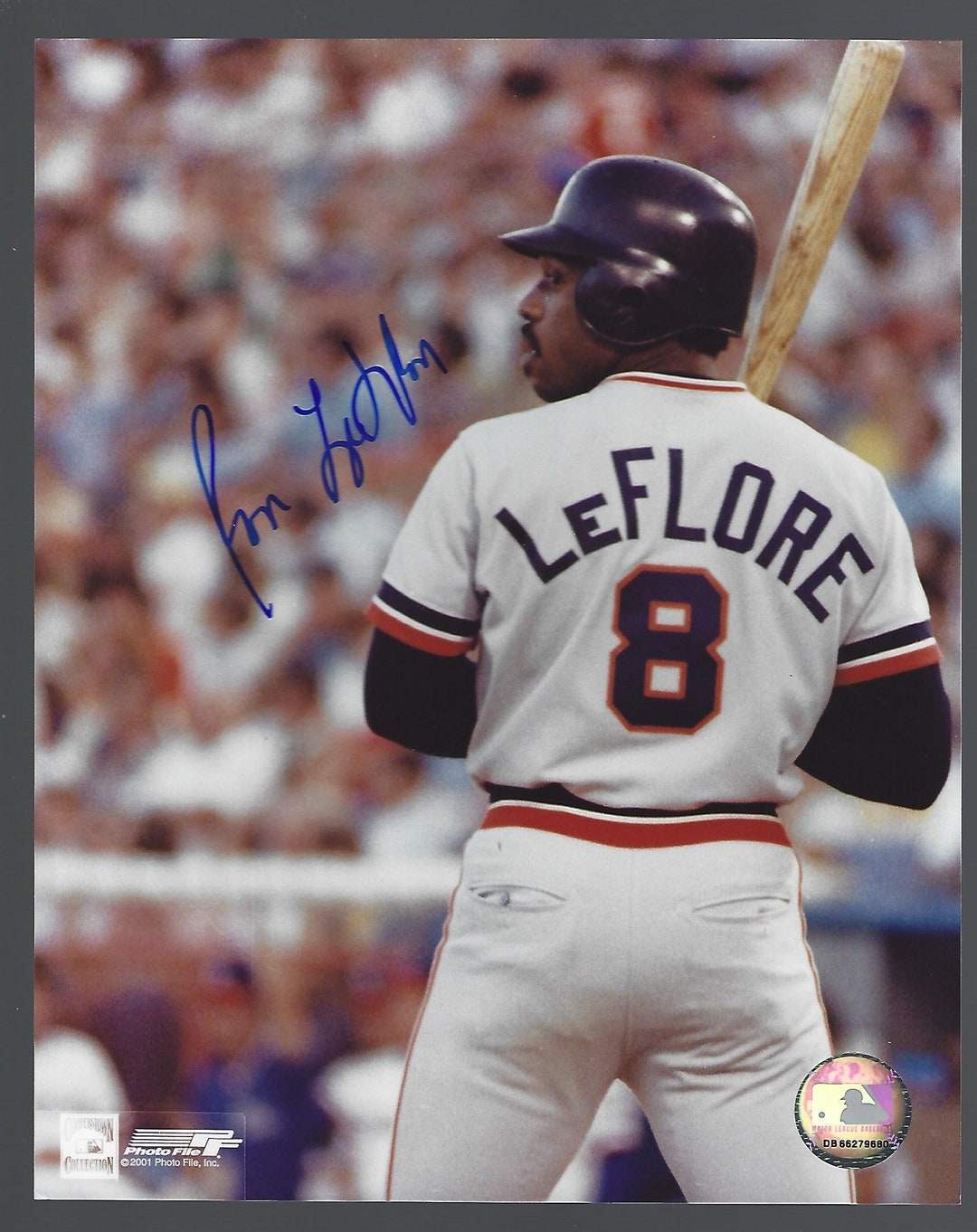 MLB Ron Leflore - MLB Baseball: Detroit Tigers - Autographed 8x10 Photo ...
