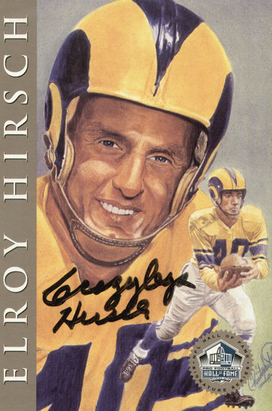 NFL Elroy Crazylegs Hirsch College and Pro | Etsy
