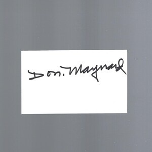 NFL Don Maynard - NFL Football Super Bowl Champion - Autographed 8x10 ...