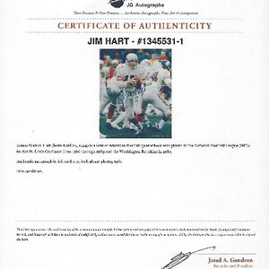NFL Jim Hart NFL Football: St. Louis Cardinals Autographed 8x10 Photo W ...