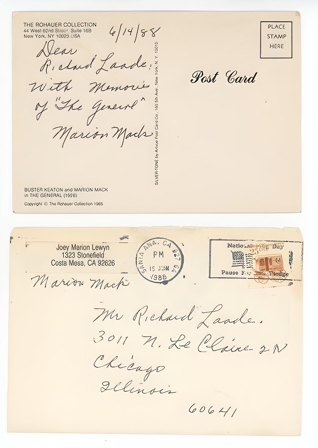 Actress Marion Mack - Classic American Actress Autographed Handwritten ...