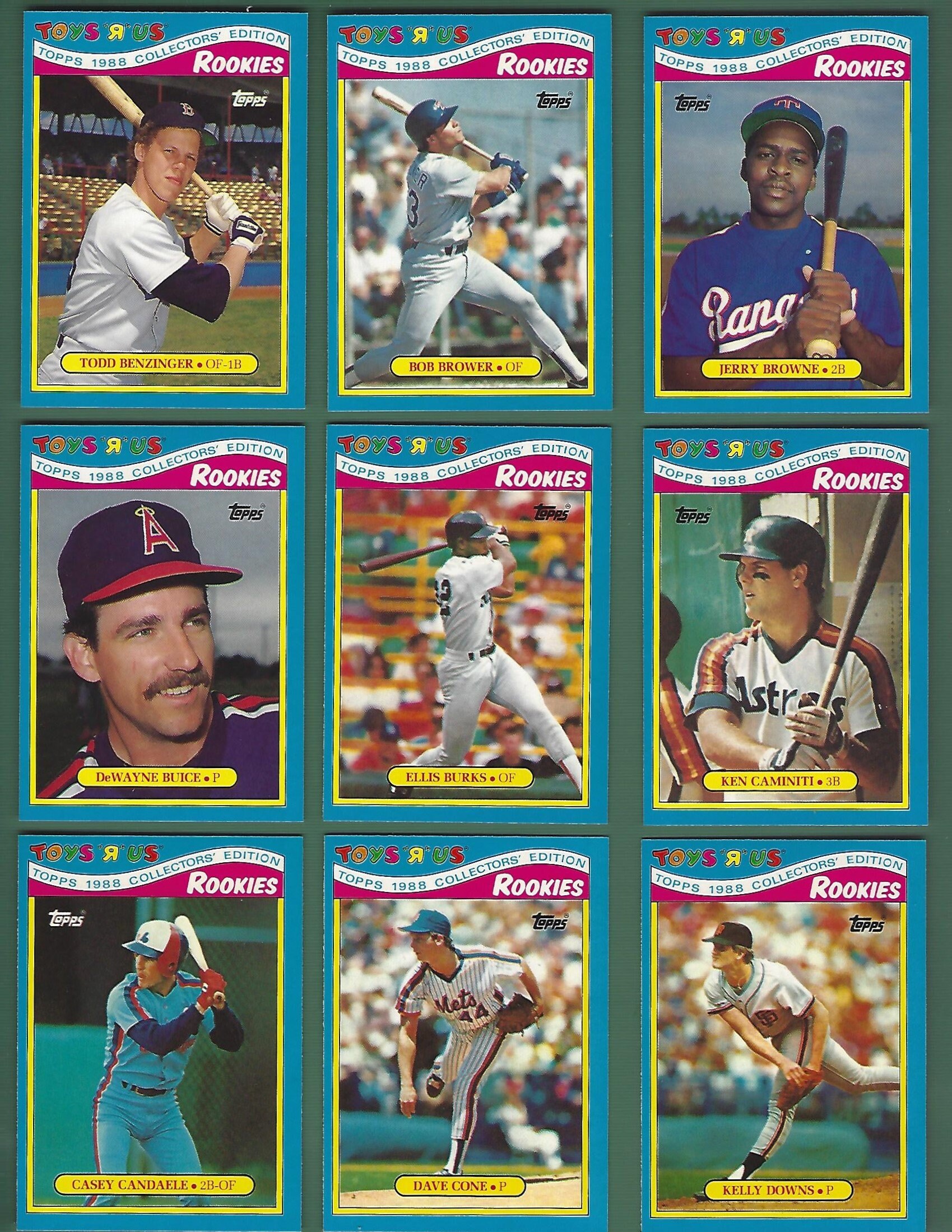 1988 Topps Toys R Us Complete 1-33 High Gloss Baseball Card - Etsy