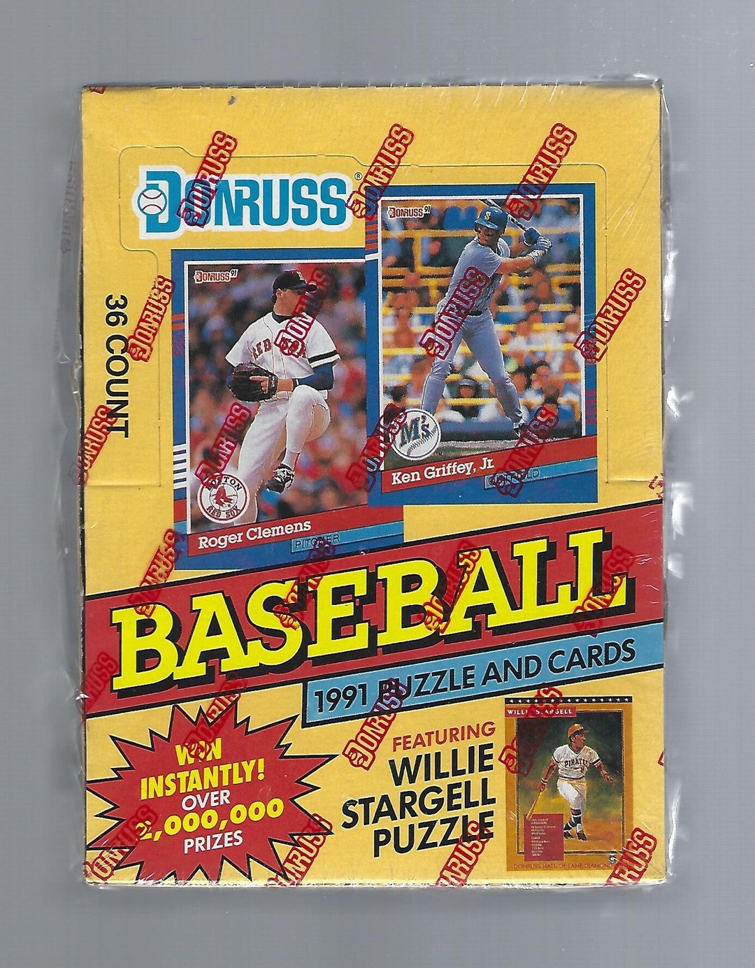 1991 Donruss Baseball Puzzle And Cards Series 1 Factory Sealed Box With
