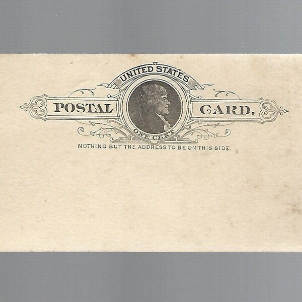 1 Cent Postcard - Etsy