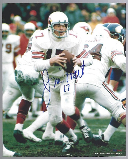 NFL Jim Hart NFL Football: St. Louis Cardinals Autographed 8x10 Photo W ...