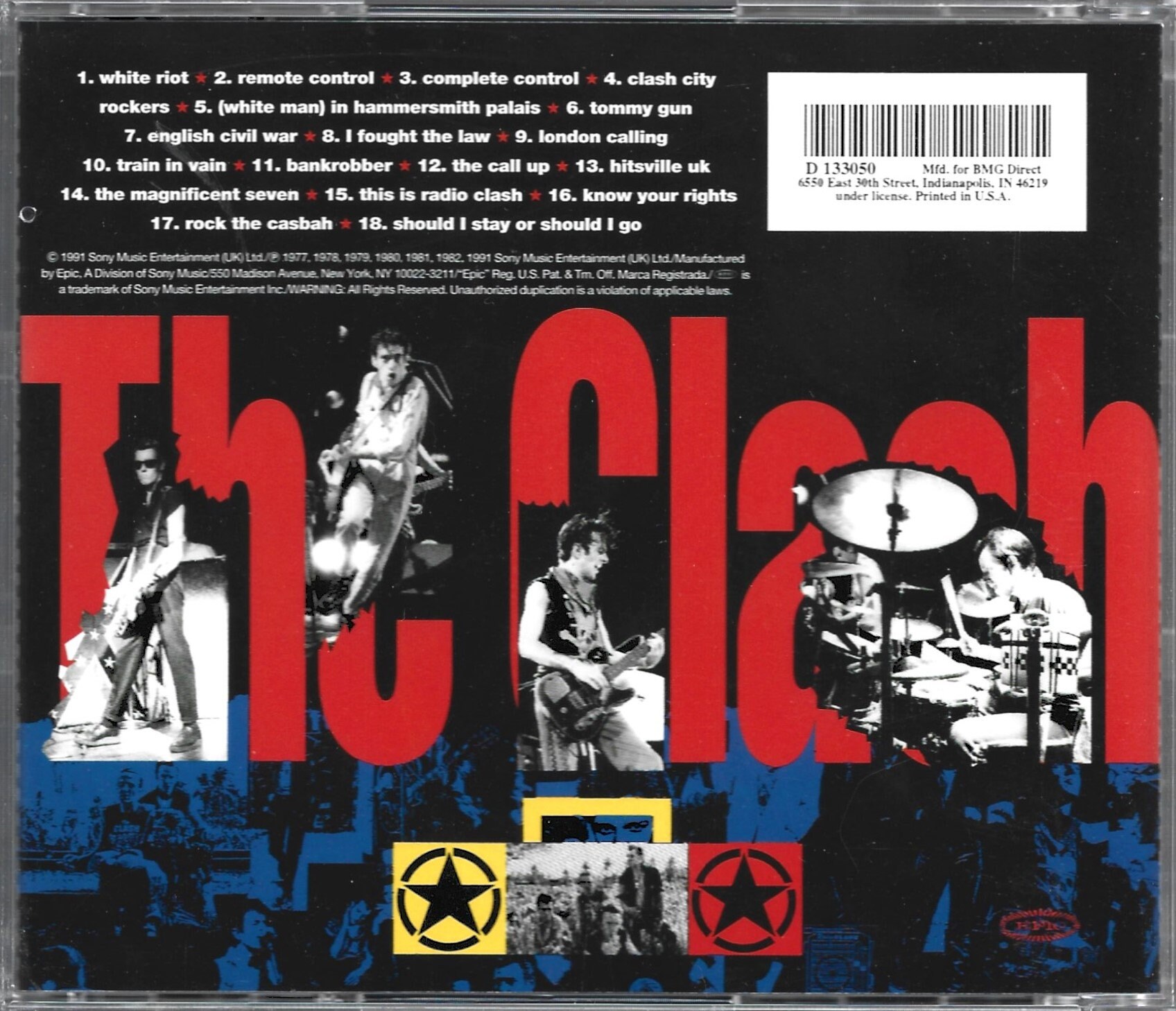 Cd-the Clash Give'em Enough Rope Used Good Condition - Etsy