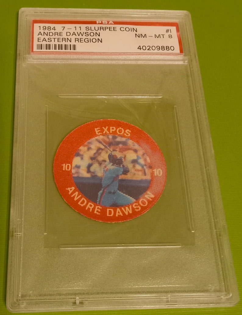 1984 Andre Dawson 1 7-11 Slurpee Coin Eastern Region PSA - Etsy