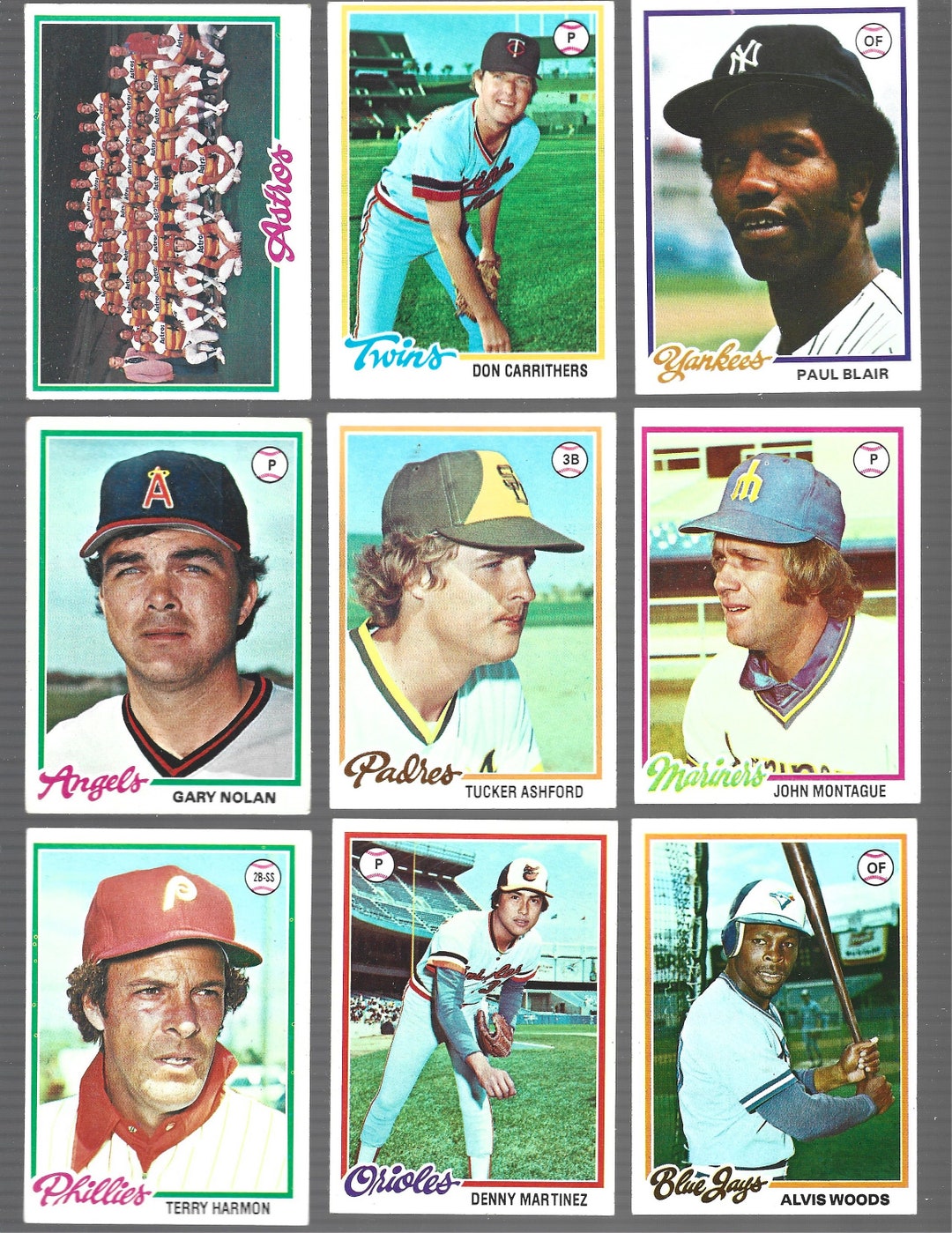 1978 Topps #112-209 Baseball You Pick the Cards Good or Better - Etsy