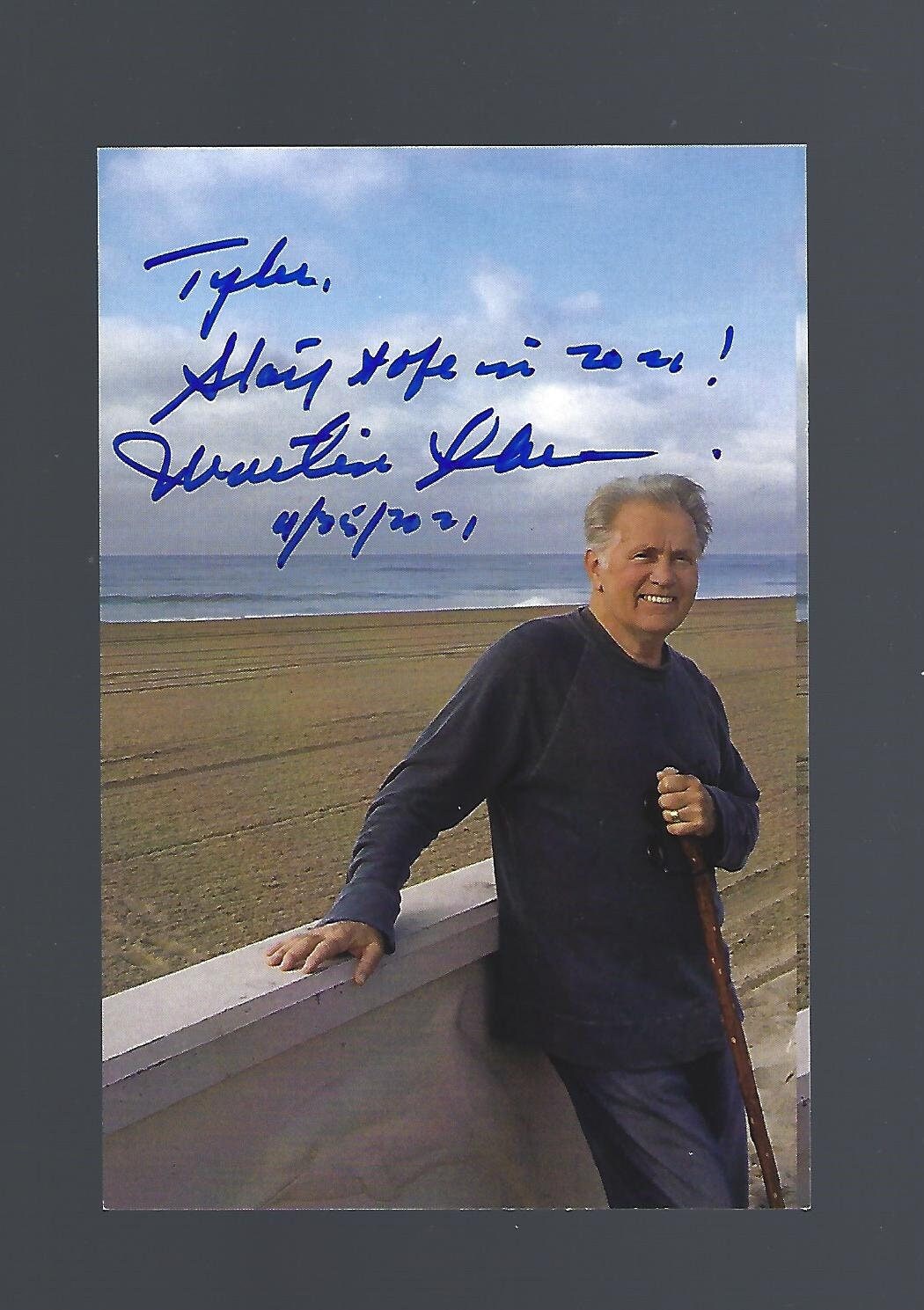 Actor Martin Sheen Iconic American Actor Autographed Commemorative ...