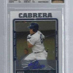 2004//07 Melky Cabrera RC 2 Autographed and 1 Other Cards to Choose ...