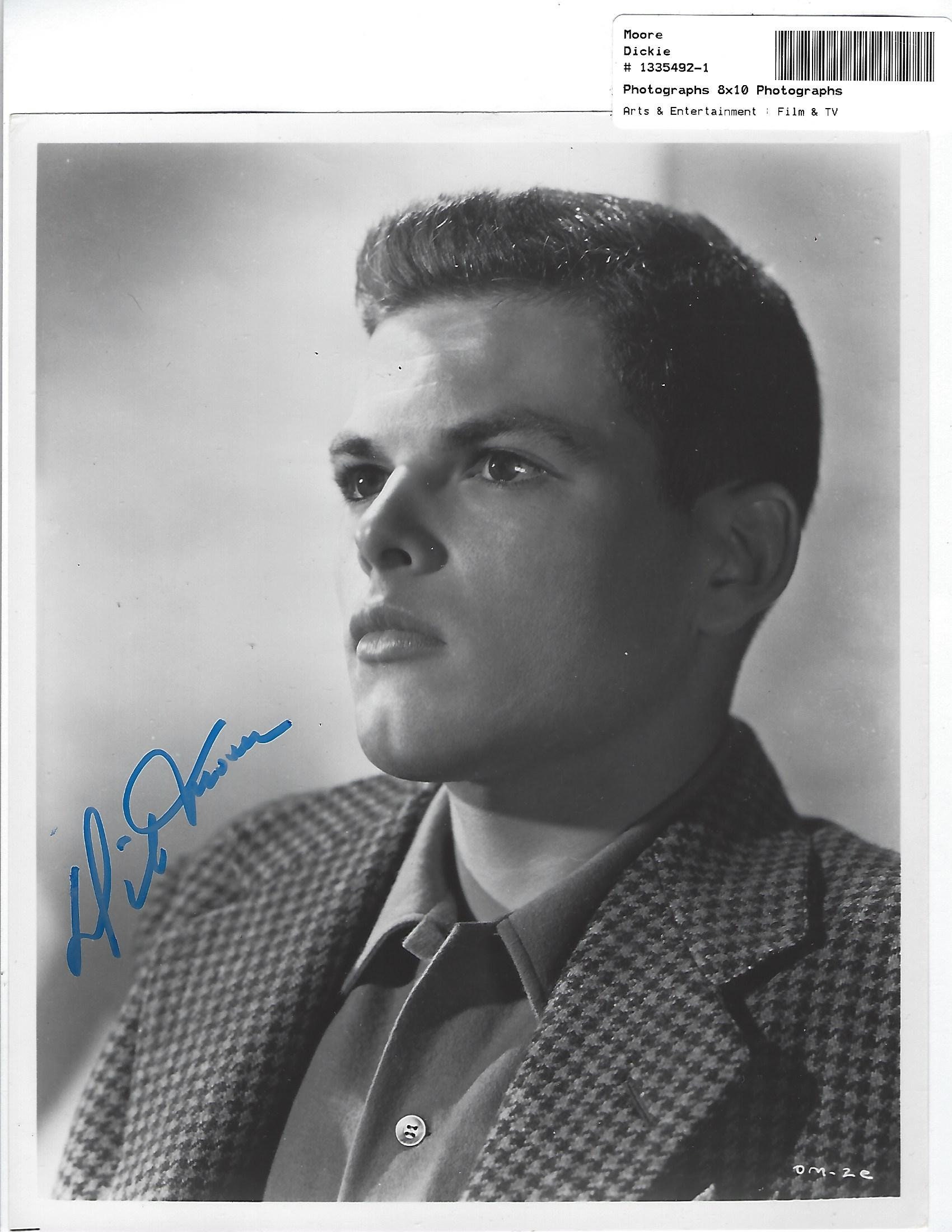 OURGANG Dickie Moore Child Actor: our Gang Films Autographed 8x10 Photo ...