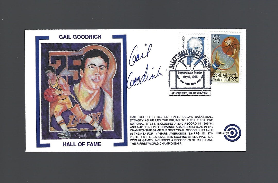 NBA Gail Goodrich - NBA Basketball Hall of Fame - Autographed ...