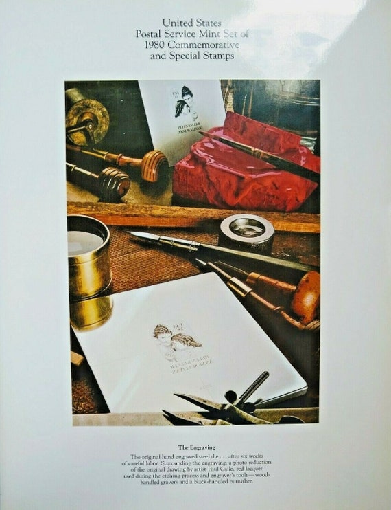 1980 USPS Mint Set of Commemorative Stamps. 28 Stamps Total | Etsy