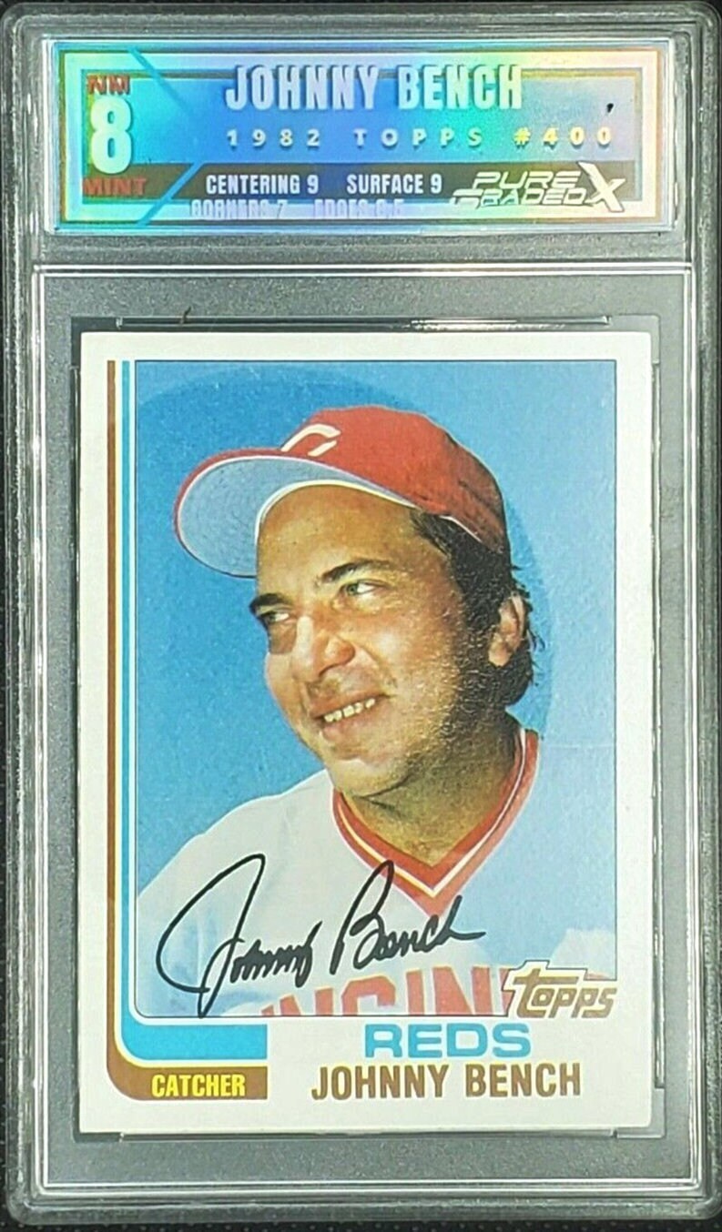 1982-83 Topps Johnny Bench Graded Cards 3 to Choose From - Etsy