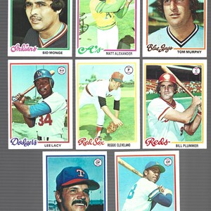 1978 Topps Baseball 1-110 You Pick the Cards Good or Better. - Etsy
