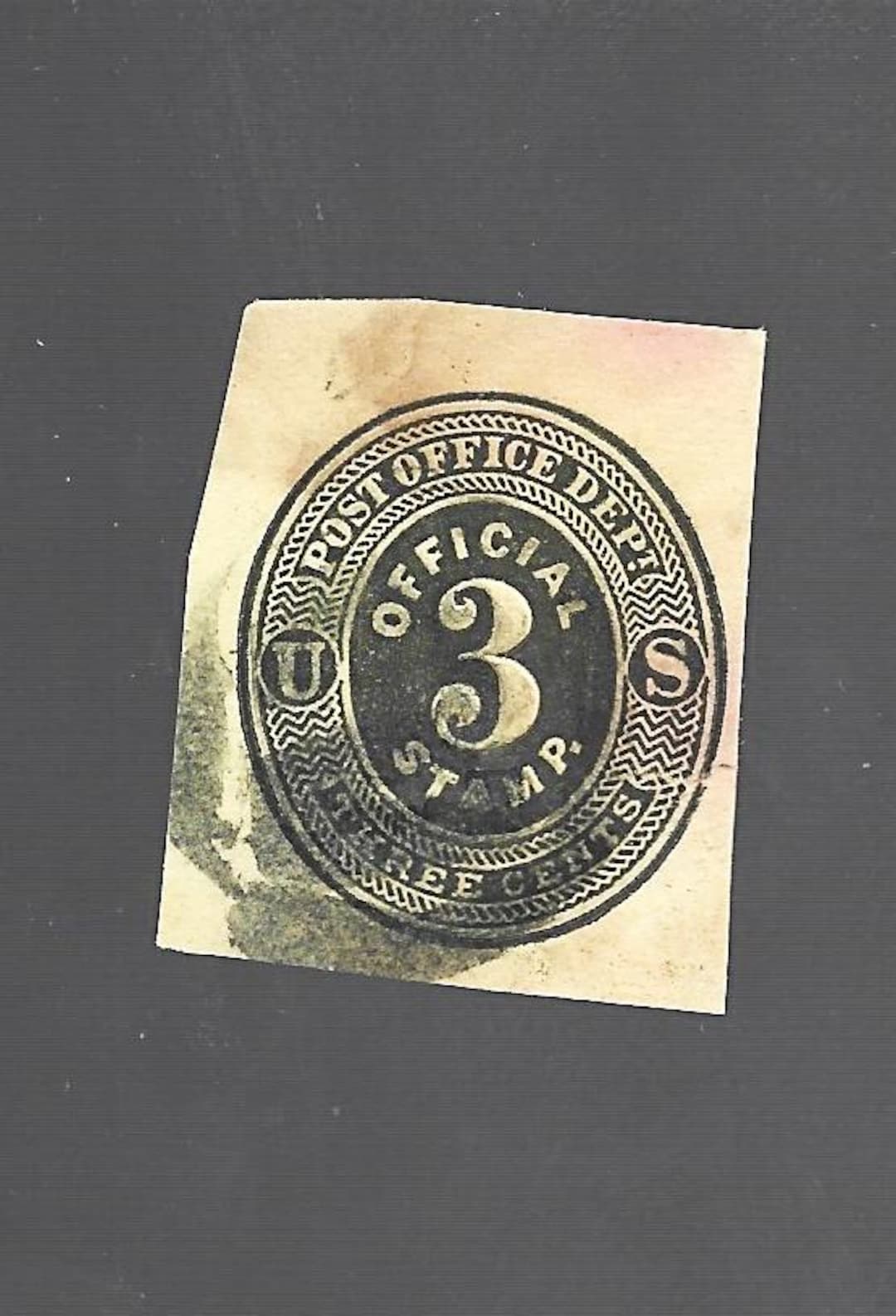 1874-79 U.S. Postage Official Post Office Dept Envelope Stamp #UO9 3c ...