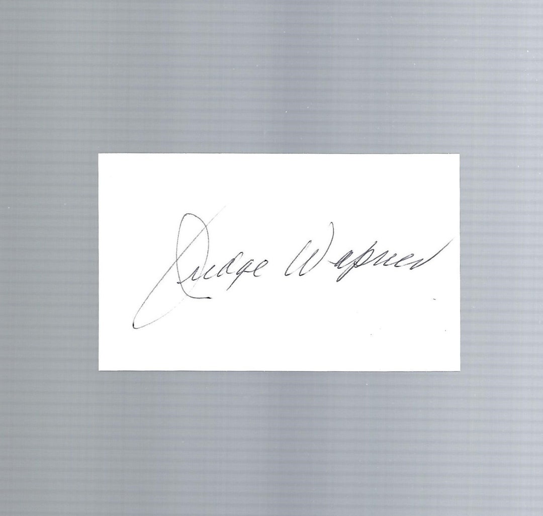 TV Personality Joseph judge Wapner the - Etsy UK