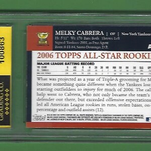 2004//07 Melky Cabrera RC 2 Autographed and 1 Other Cards to Choose ...