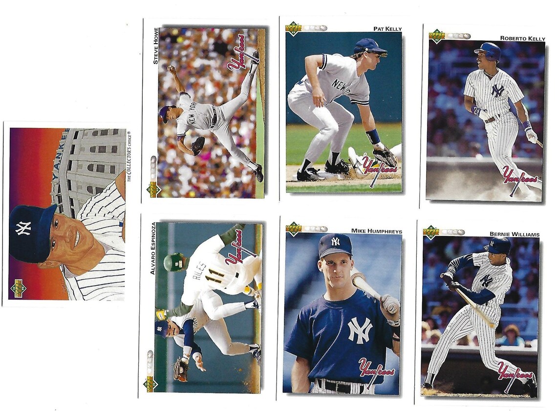 1992 Upper Deck New York Yankees 23 Card Team Set | Etsy