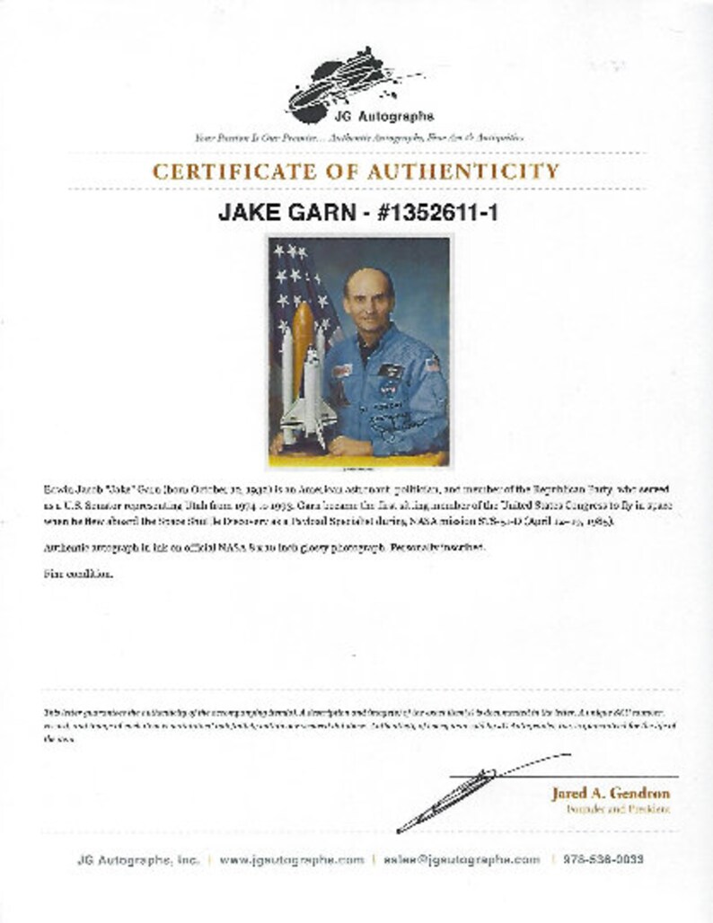 NASA Astronaut's 5 Signed Official NASA 8x10 Photograph to Choose From ...