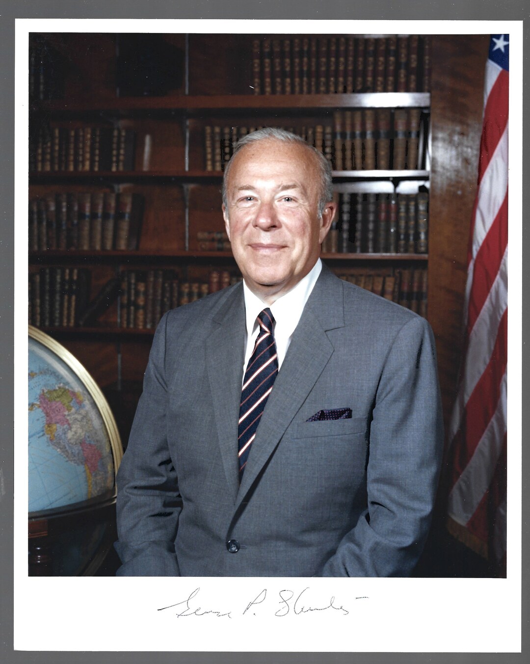 Politics George P. Schultz U.S. Secretary of Treasury Authentic ...