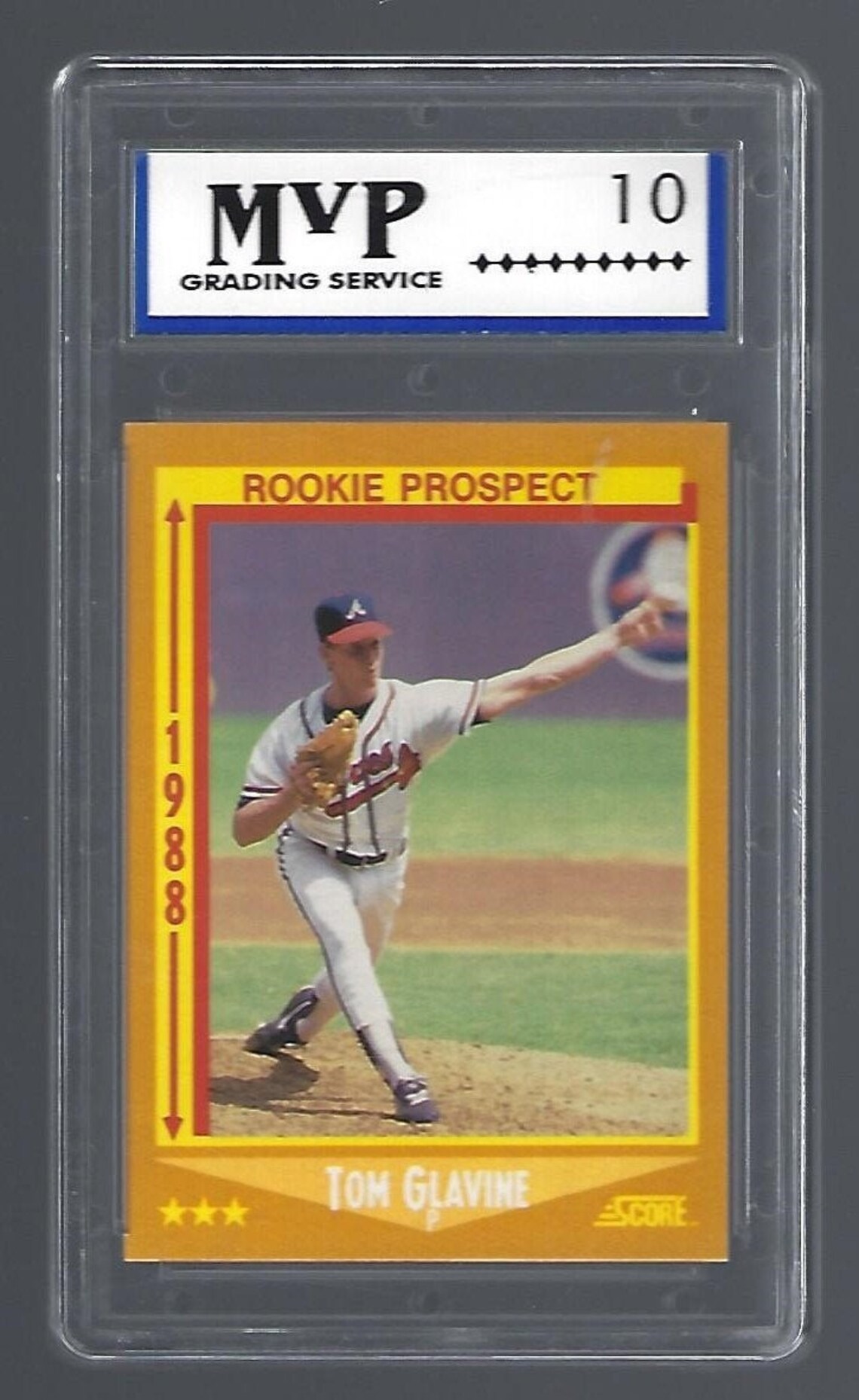 1988 Score Tom Glavine Rookie Prospect 638 Atlanta Braves | Etsy