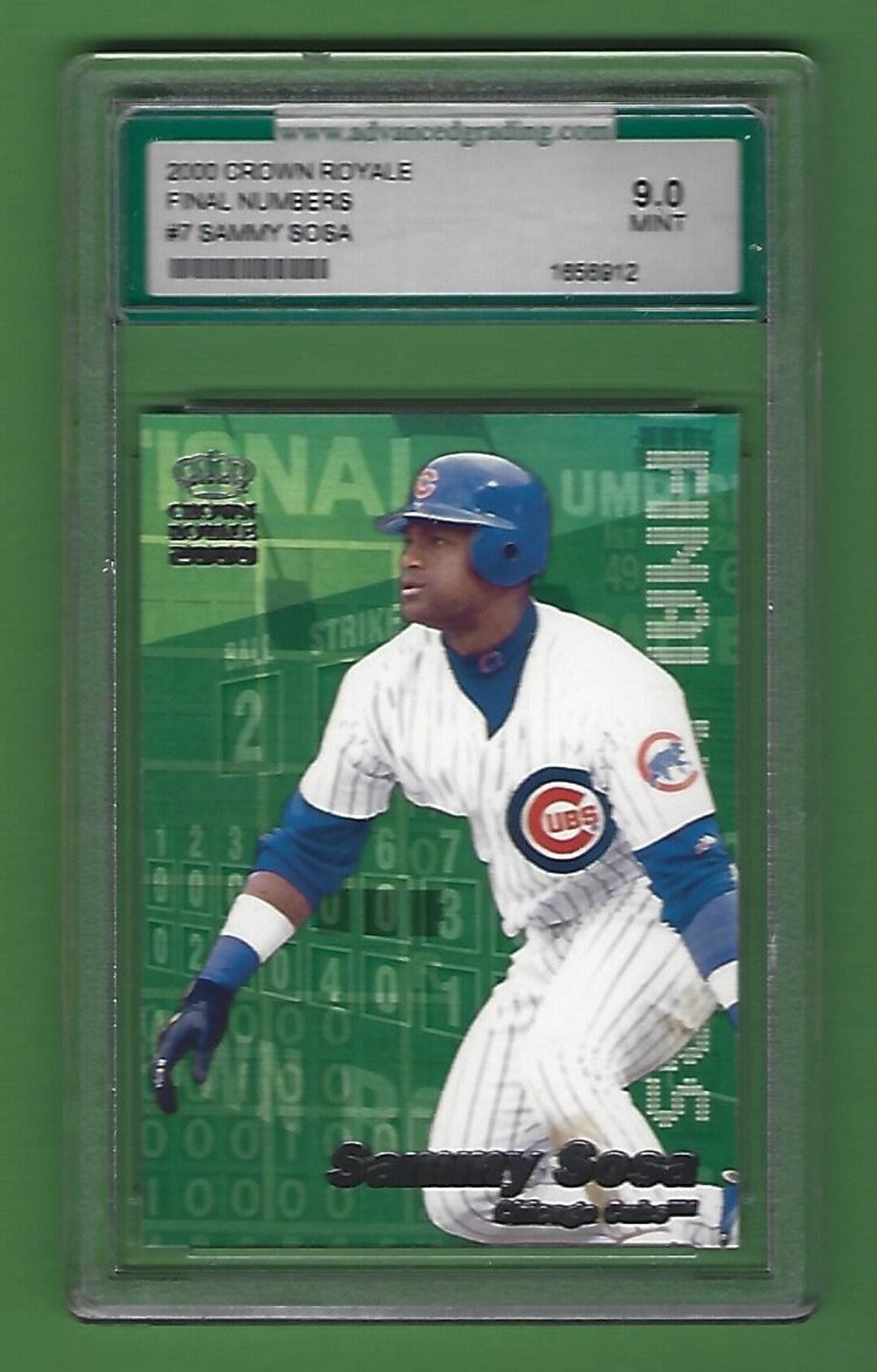 2000 Crown Royale Final Numbers or Feature Attractions 7 Sammy Sosa AGS Grade 9 Mint - Etsy France