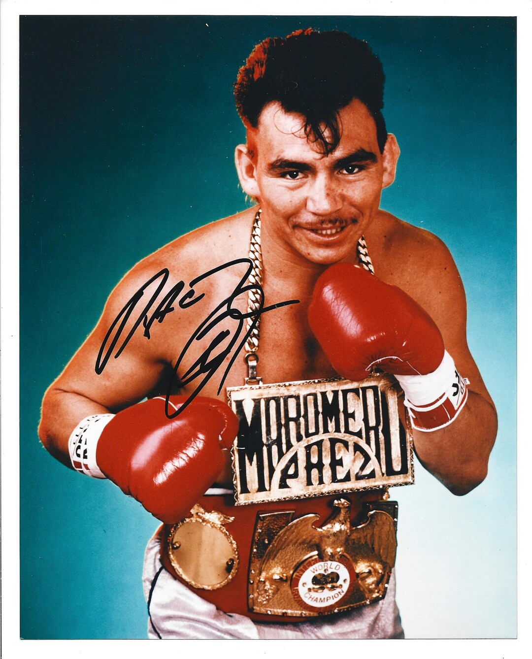 Boxing Jorge Páez - WBO & IBF Champion Boxer - Autographed 8x10 Photo W ...