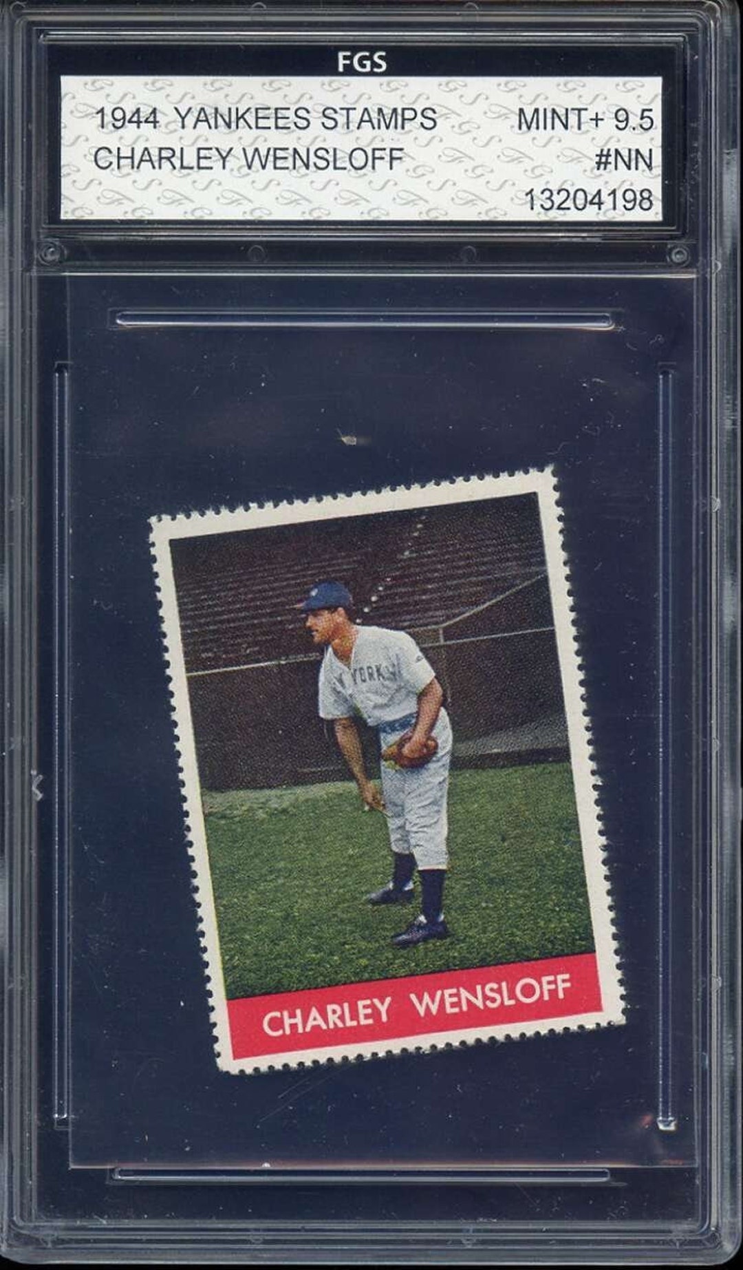 1944 New York Yankees World Champion Stamp Charley Wensloff | 1944 ...
