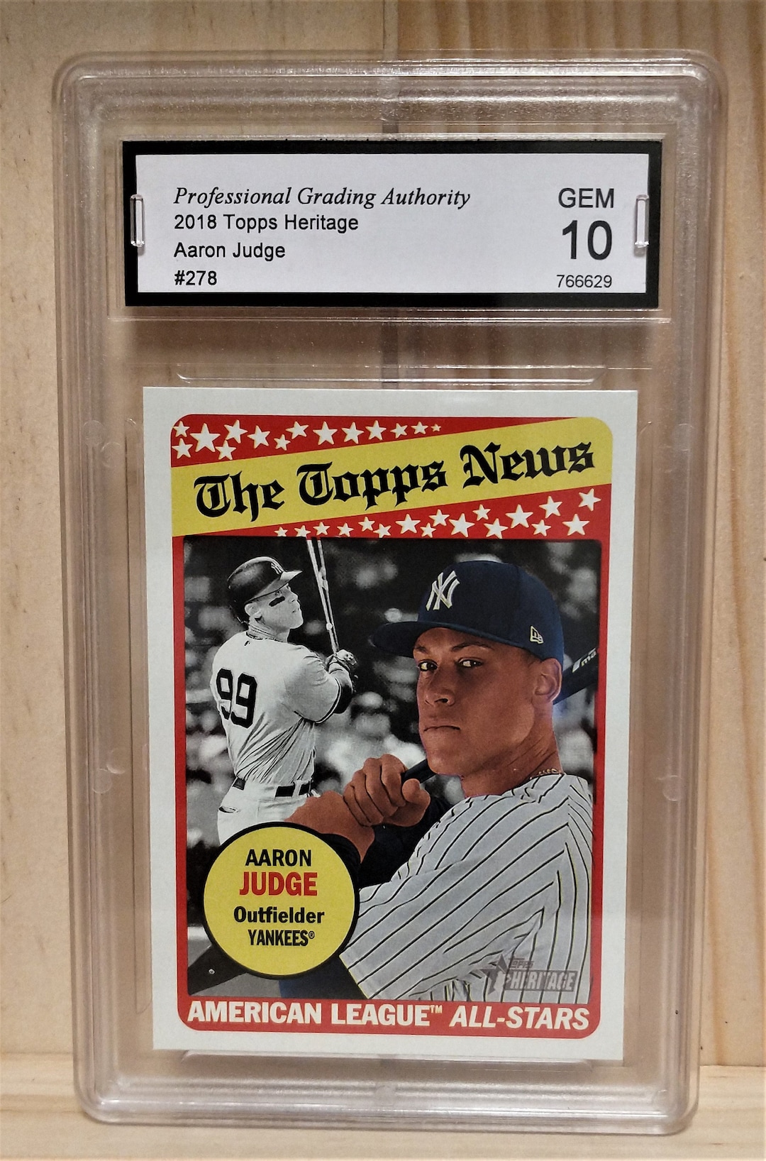 2018 Aaron Judge 2 Graded Cards to Choose From - Etsy