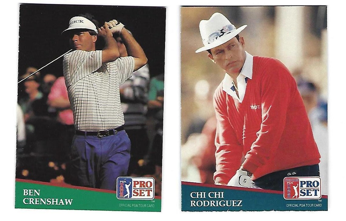 1991 Pro Set PGA Tour Prototype Golf Cards With Folder Chi Chi | Etsy