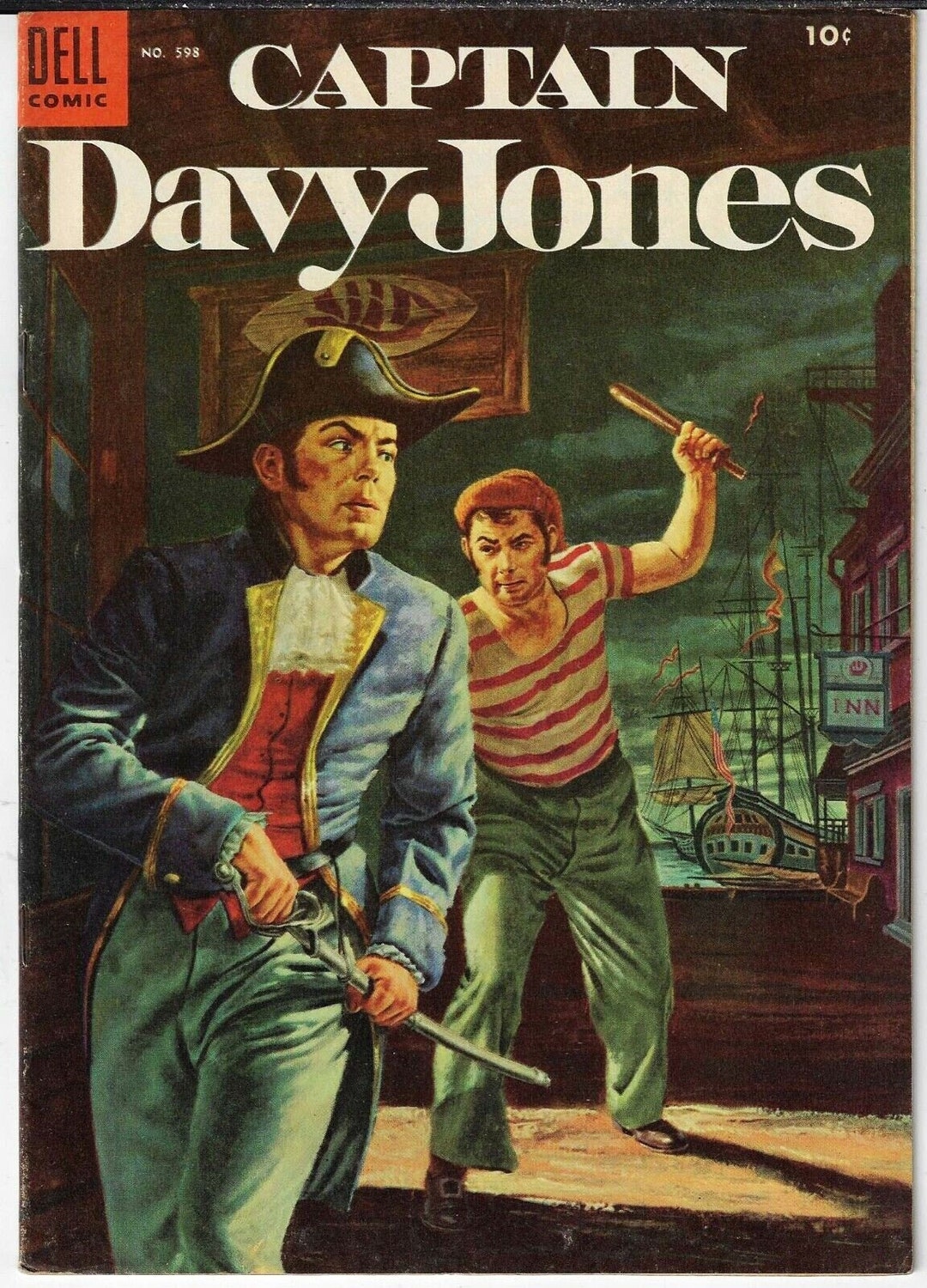 Captain Davy Jones- Four Color Comics #598 Dell 1954 FN - Etsy