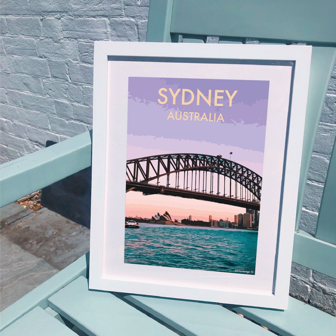 Sydney Harbour Bridge Print / Poster - Etsy