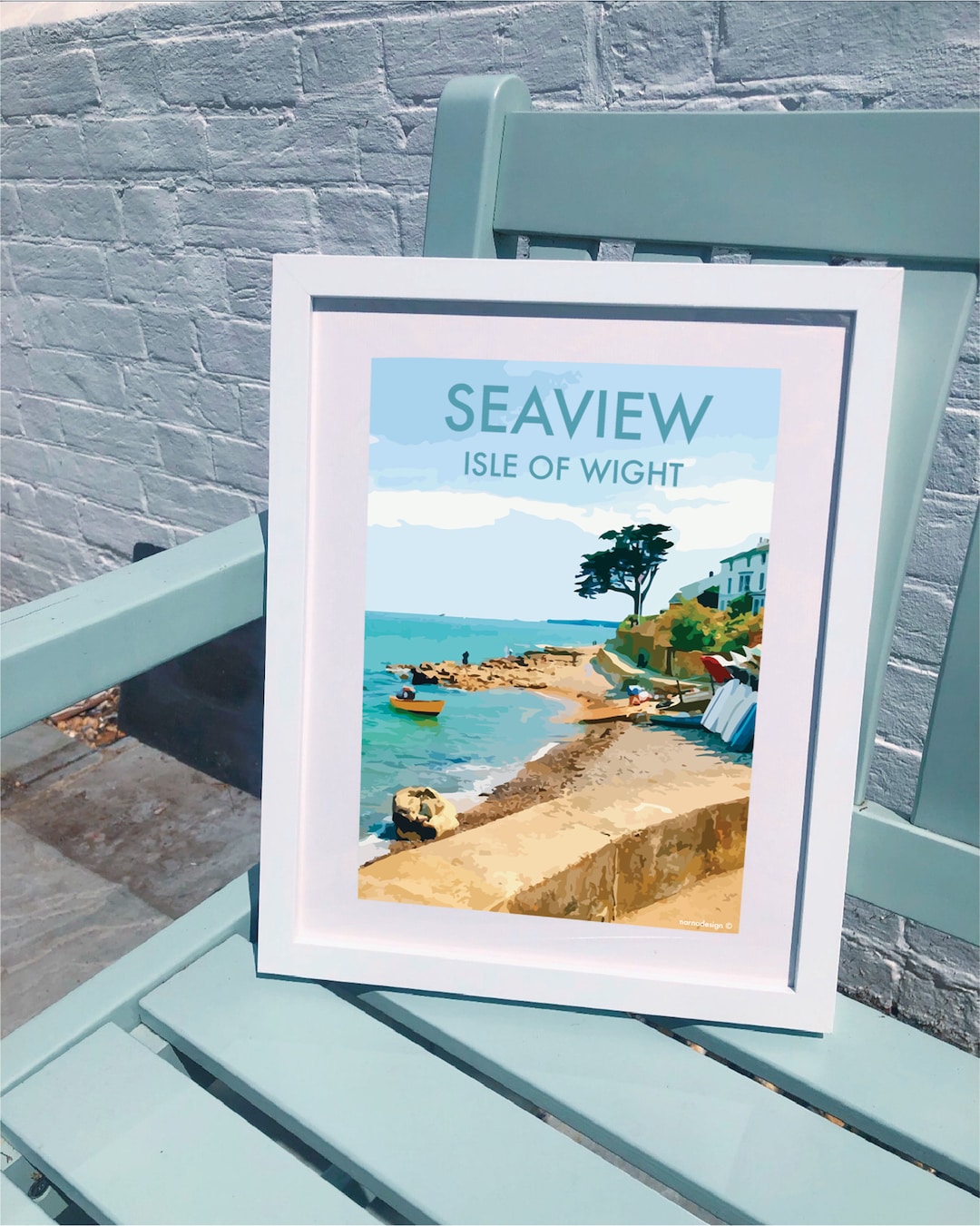 Seaview - Isle of Wight Print / Poster - Etsy