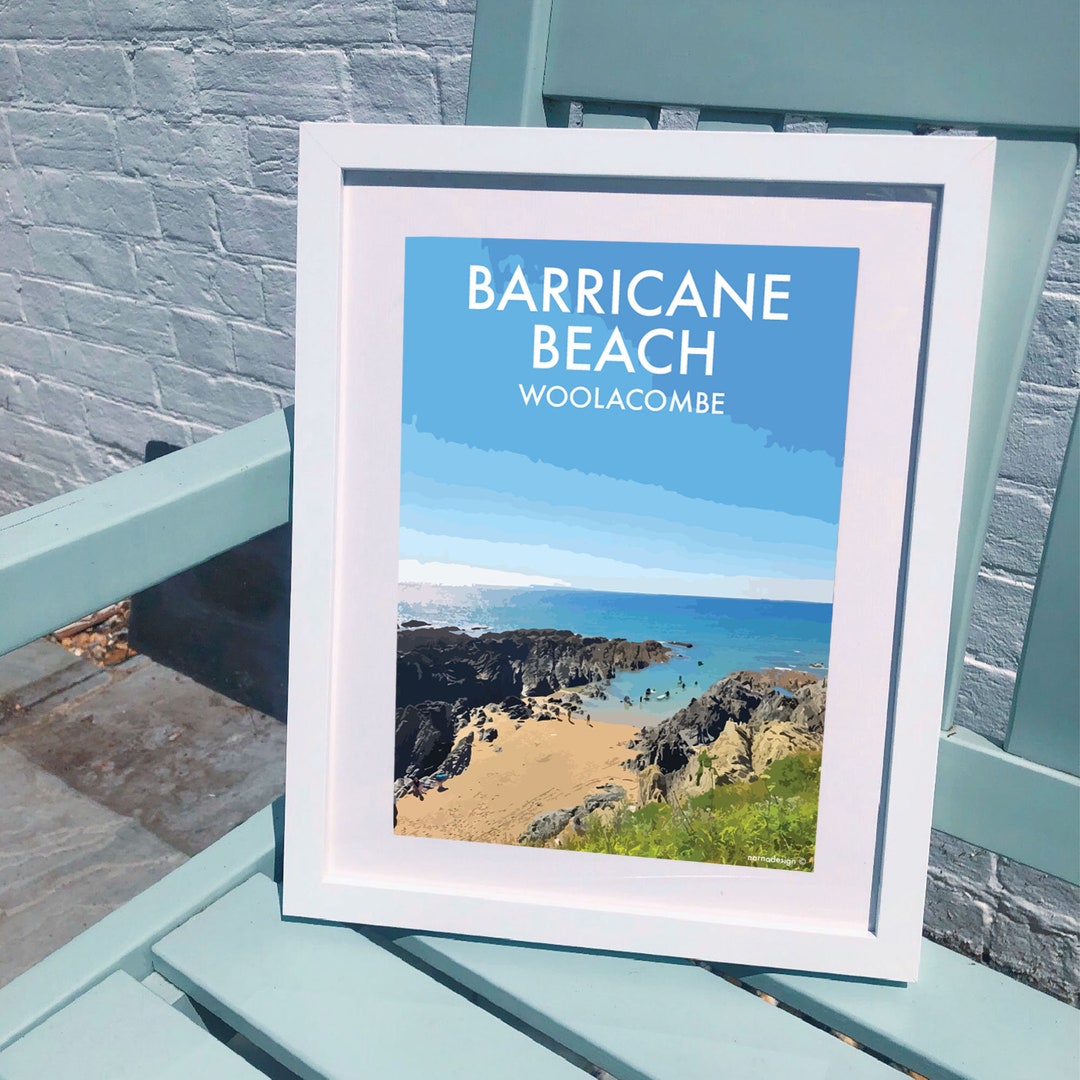 Barricane Beach - Woolacombe, Devon Print / Posters (various) - Etsy