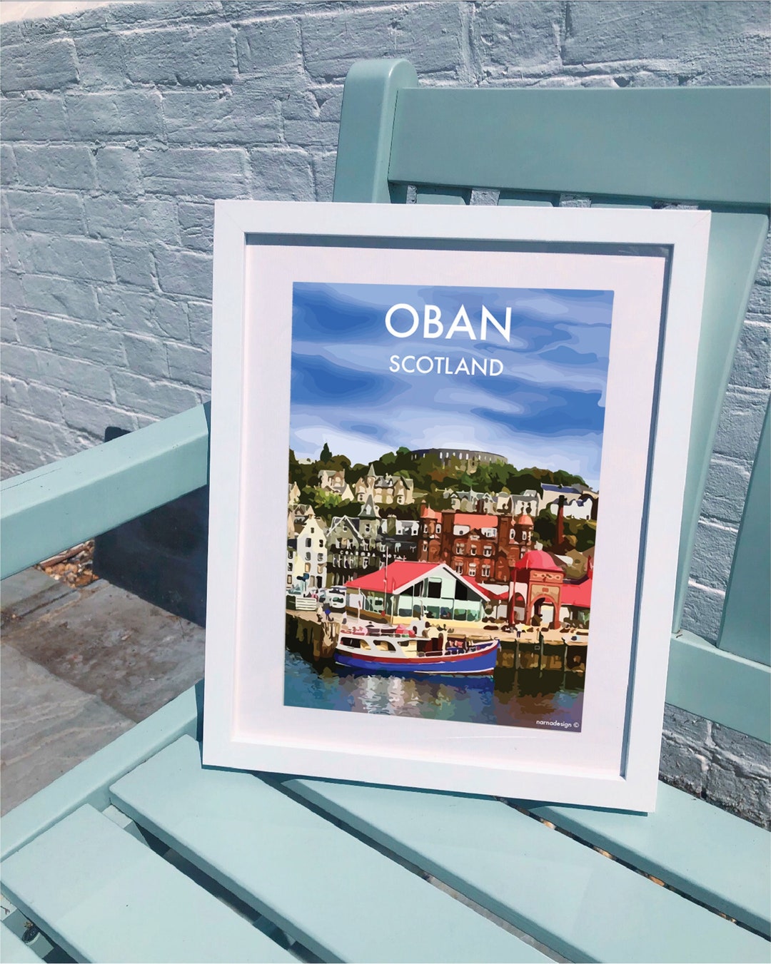 Oban, Scotland - Print/poster - Etsy