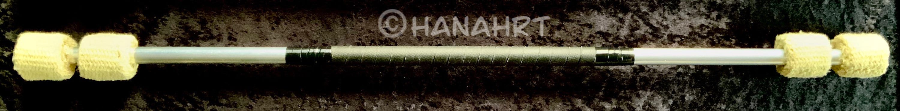 Double Wick Short Fire Staff/twirling Baton/double Staff - Etsy