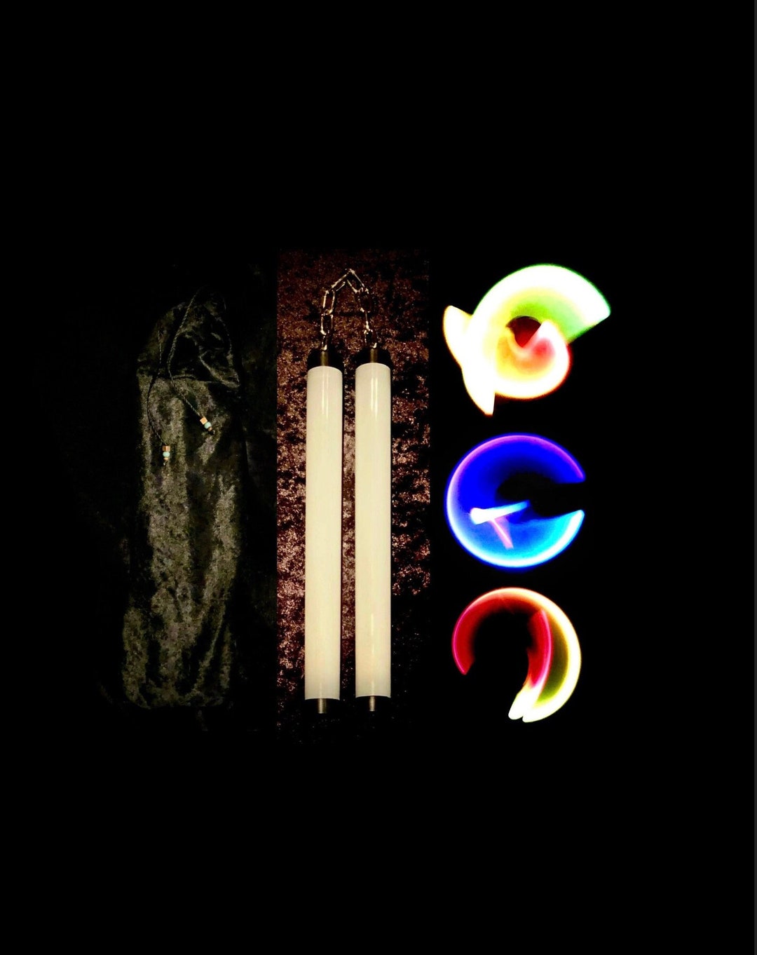 Motion Activated RGB LED Flow Toy Chucks - Etsy