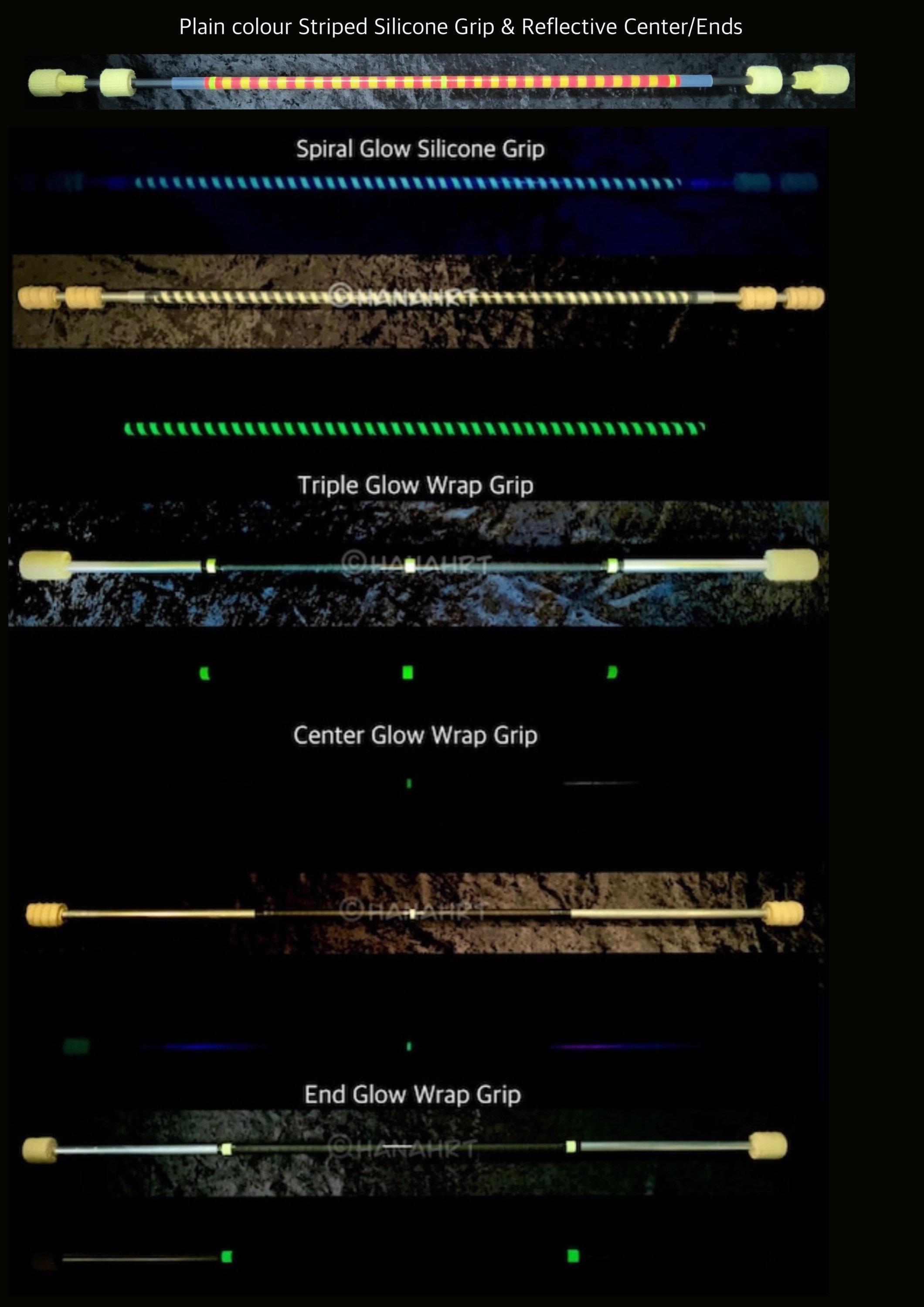 Xl/148cm Fire Bo Staff un Weighted Custom Made to Your Preferred Length ...