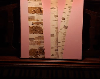 Birch Bark Wood Burning pyrography the Birch Grove, 8 - Etsy