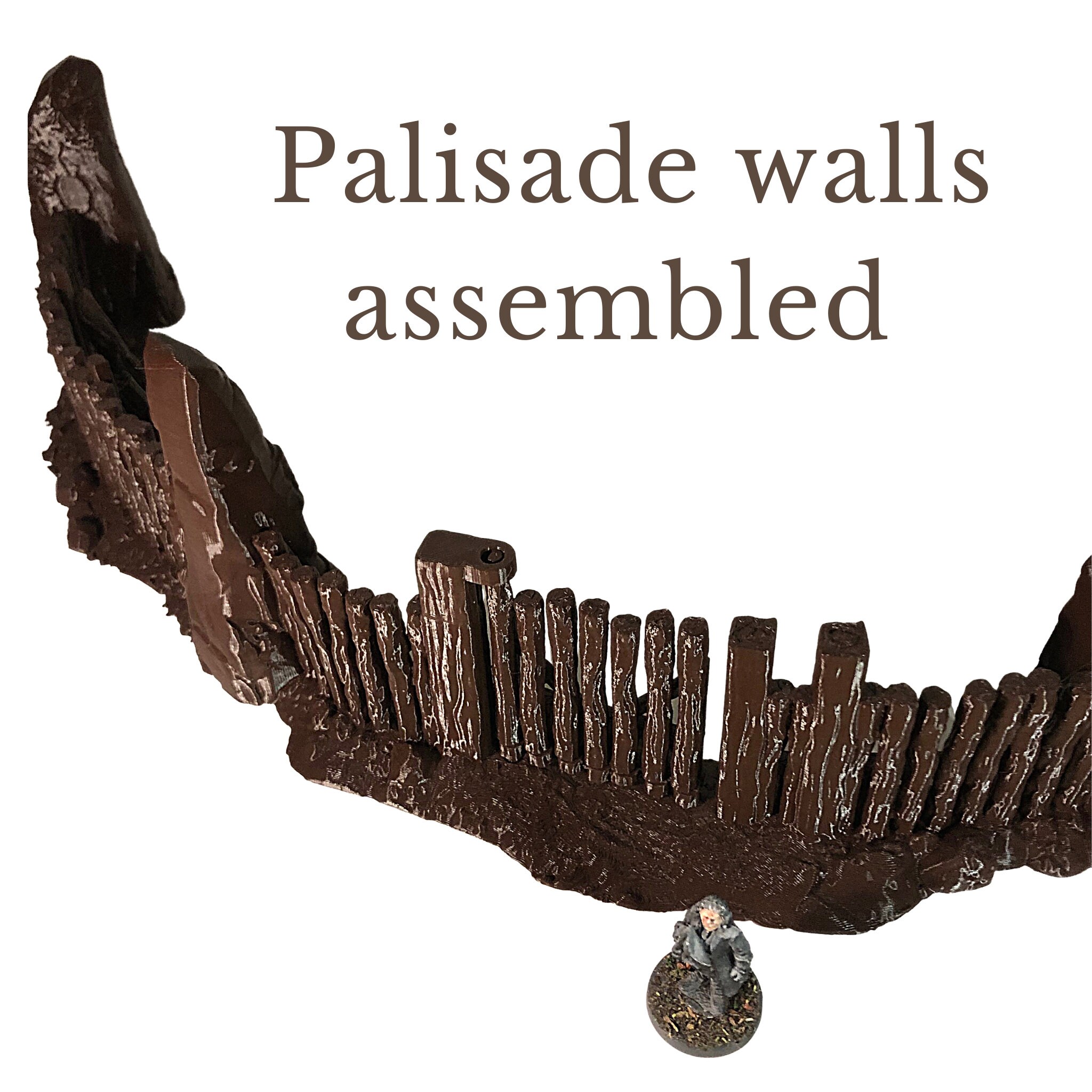 Celtic Palisade With Gate Stockade Medieval Fence - Etsy UK
