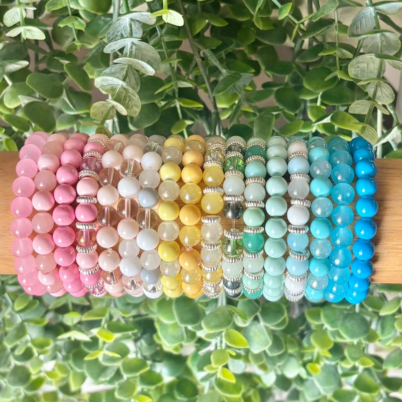 Glass Bead Bracelet - Etsy