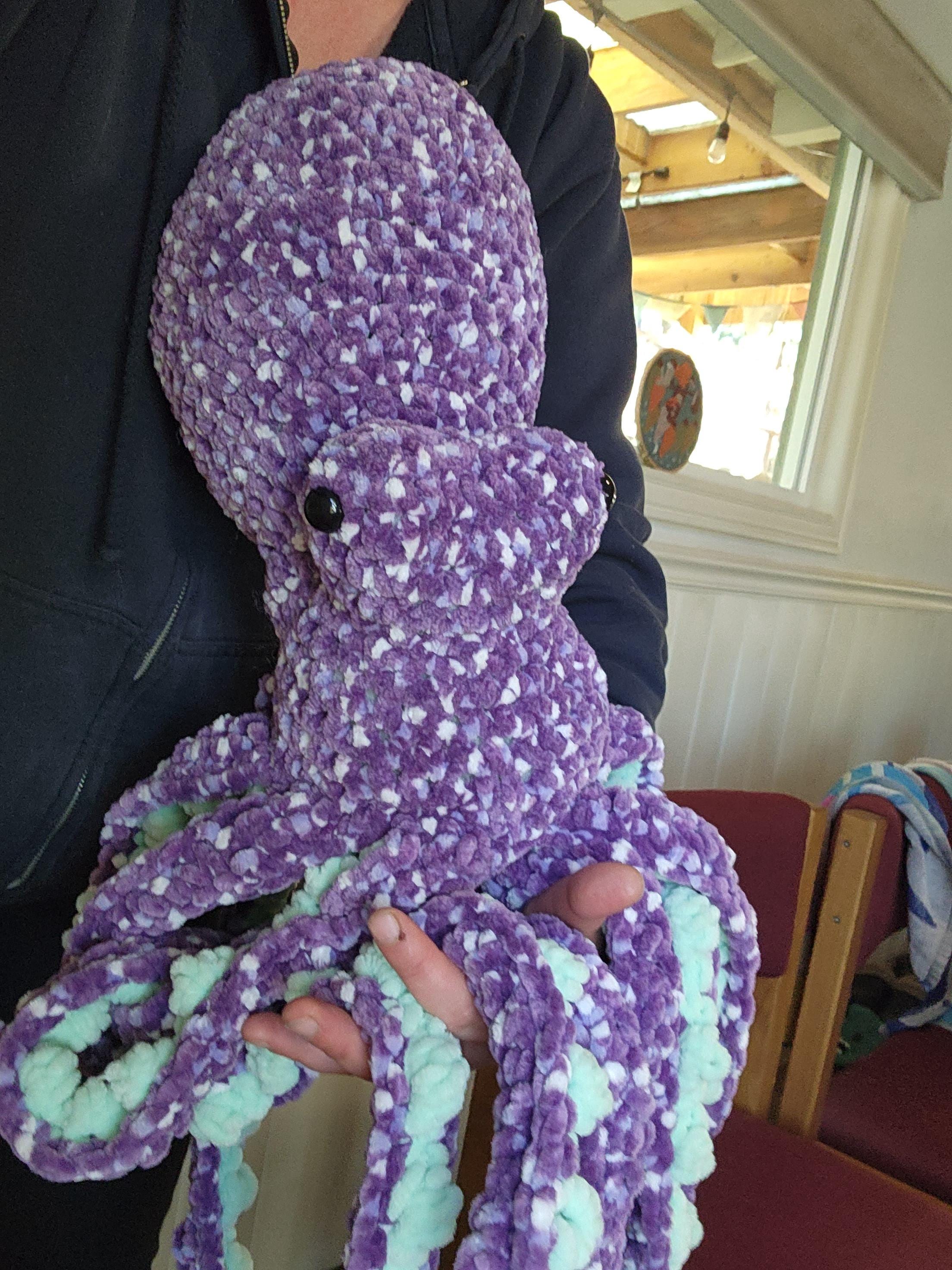 Grapes the Large Plushie Octopus - Etsy