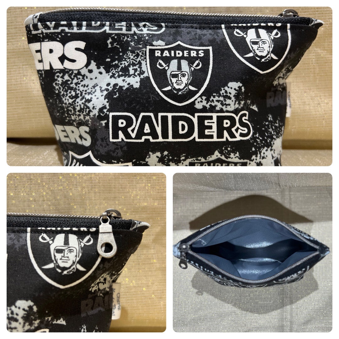 Las Vegas Raidersreusable Snack or Cosmetics Bag With Water Proof PUL ...