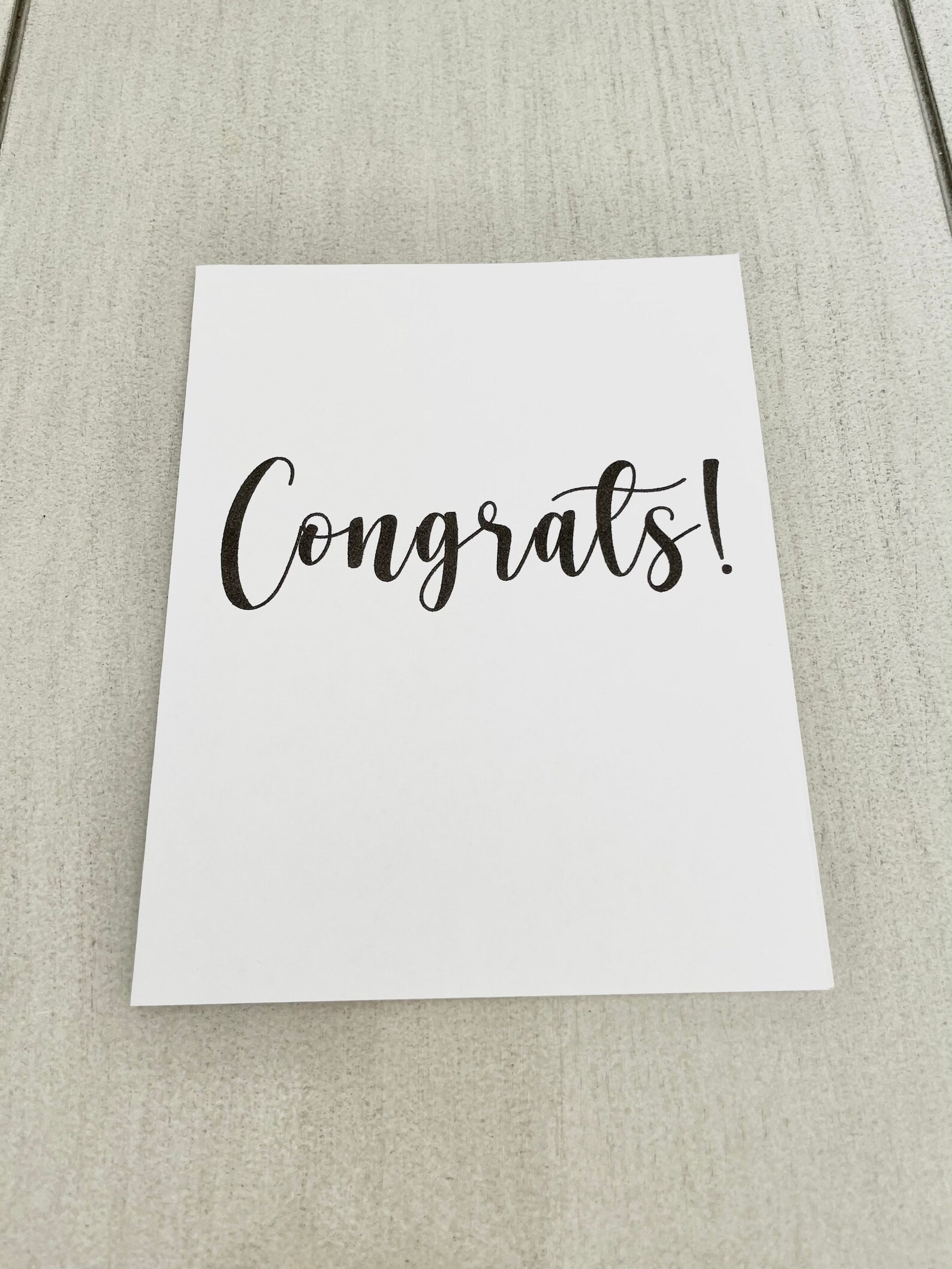 Simple Congratulations Card Congrats Card Printable Congrats | Etsy