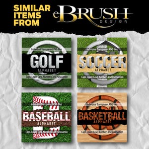 FOOTBALL Alphabet 28: Printable Transparent Png Files Clip Art Cut ...
