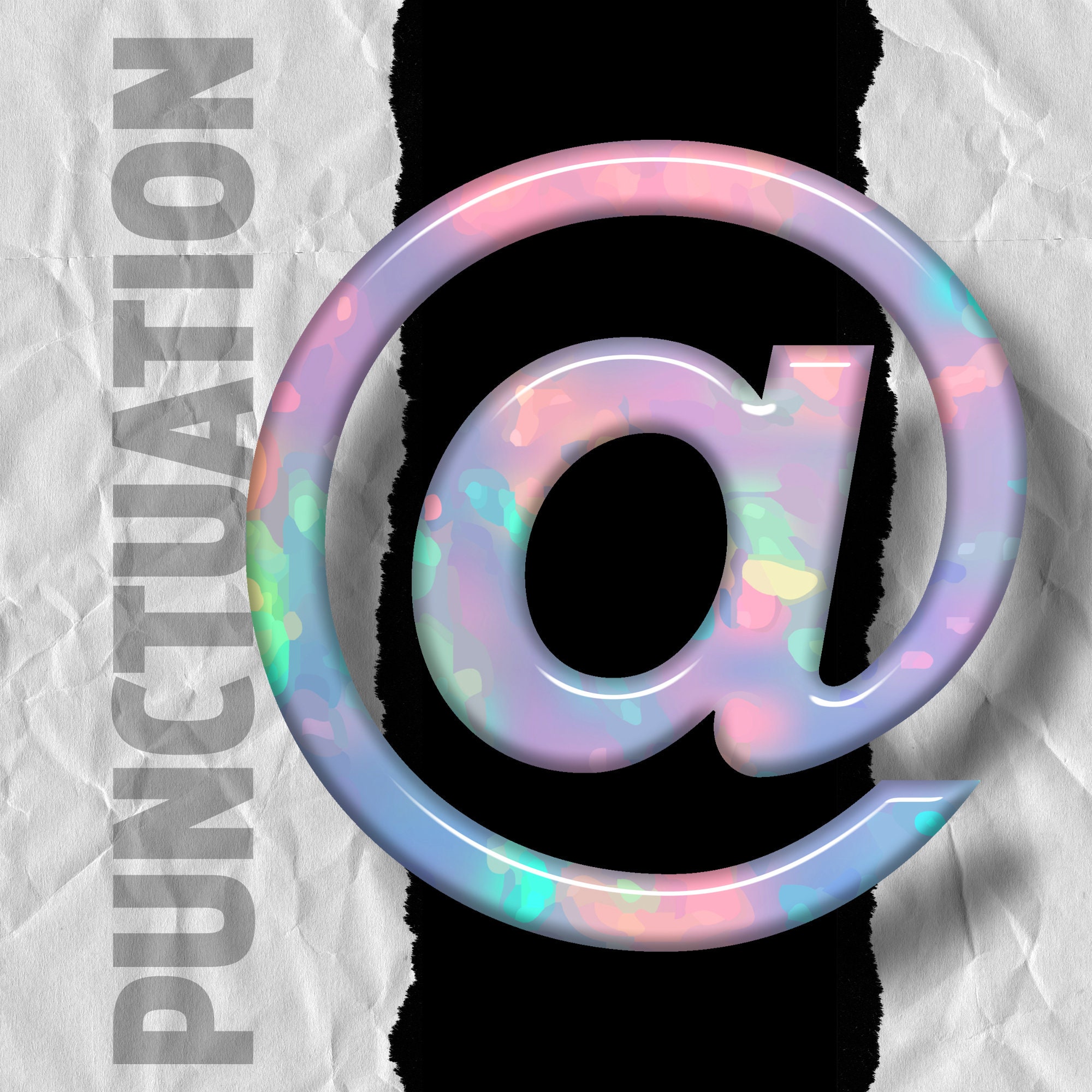 OPAL GEMSTONE SANS Alphabet #101: Printable Transparent Png Files ...